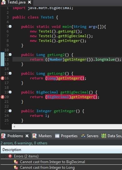 java integer longvalue does throw an exception if not assigned to