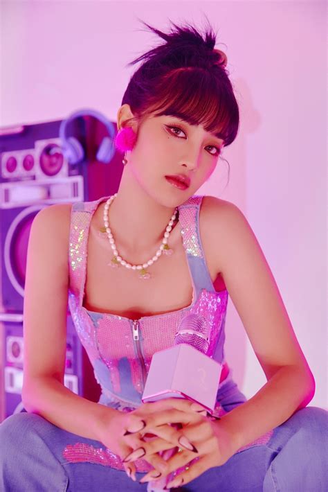 G Idle For Universe Color Concept Chic Violet Kpopping