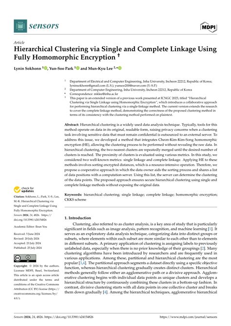 pdf hierarchical clustering via single and complete linkage using