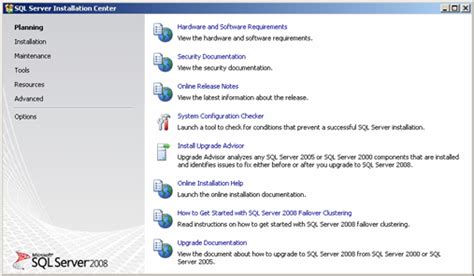 install sql server 2008