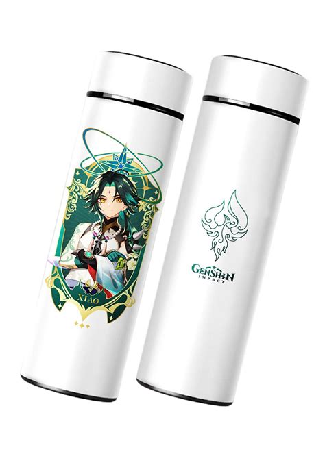 Xiao Thermos Water Bottle Genshin Impact Sports Cute Insulated Beverage Bottle For Home School
