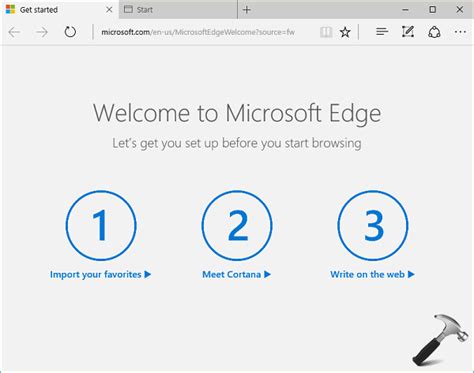 How To Disable Welcome Page In Microsoft Edge