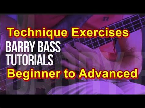 Bass Technique Exercises Beginner to Advanced - YouTube