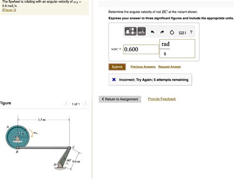Solved The Flywheel Is Rotating With An Angular Velocity Of Ï‰a 56