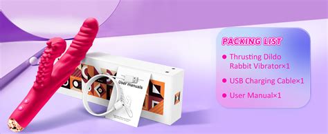 Thrusting Vibrator Sex Toys G Spot Dildo Clitoral Vibrator With 8 Thrusting And 8 Slap