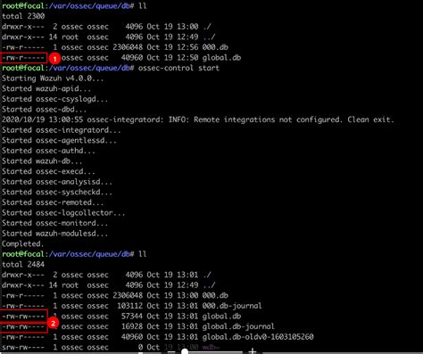 Wazuh Db Modifies Default Permissions In Some Files · Issue 6322