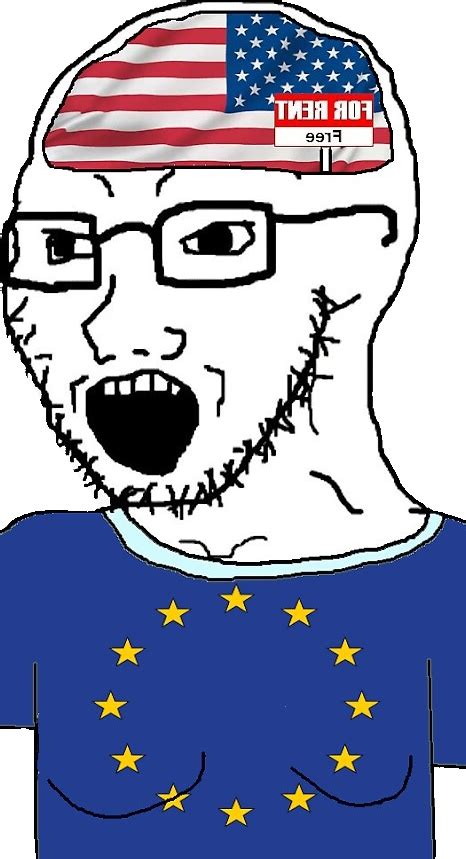 Euro Wojak America Rent Free Blank Template Imgflip