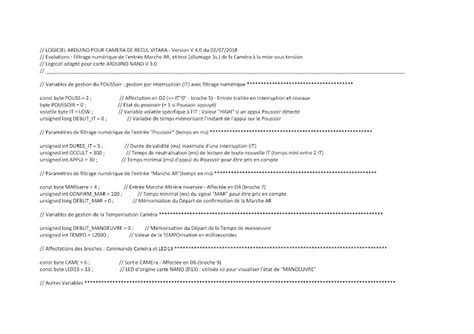Gestion Dune Caméra De Recul Automobile Réalisations Et Projets