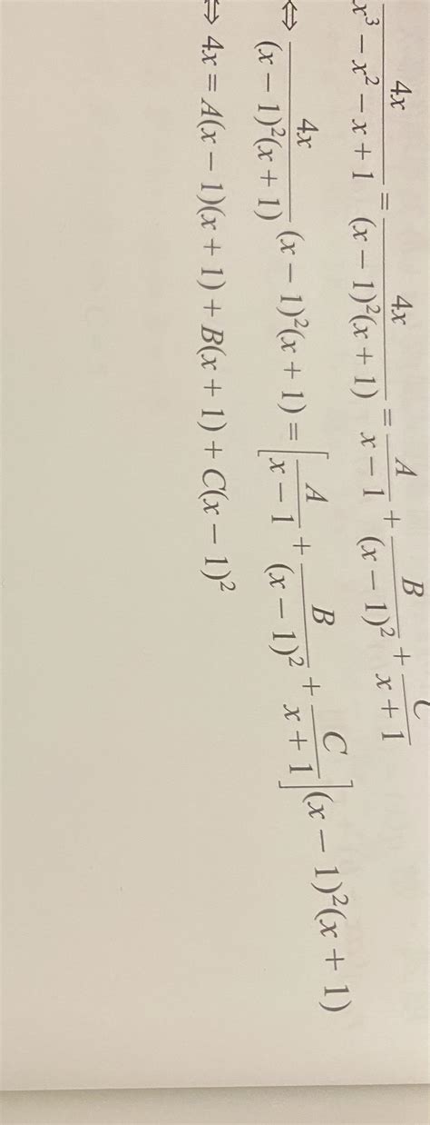 Why don’t know why my book do this for my polynomial partial fraction : r/askmath