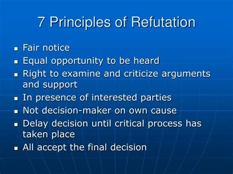 Ppt Refutation Powerpoint Presentation Id 173283