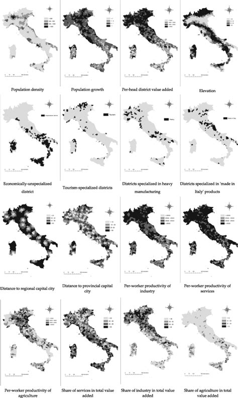 Spatial Distribution Of Selected Socioeconomic Variables At The Local Download Scientific