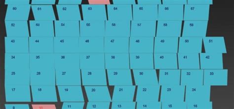 Labeling Array Members On Face Center
