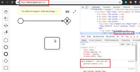 SVG Component Lost Focus When Cursor Moves To Its Center Issue Bpmn Io Bpmn Js Examples