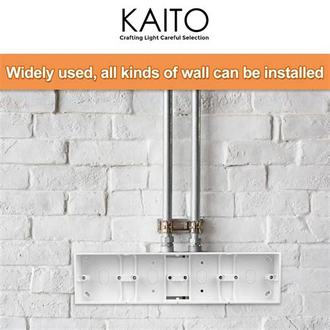 Pvc Conceal Soket Switch Kotak Suis Power Socket Cover Box Casing Plug Socket Base Nut Box 3x3