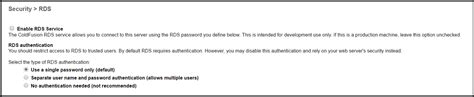 security rds coldfusion tuning guide