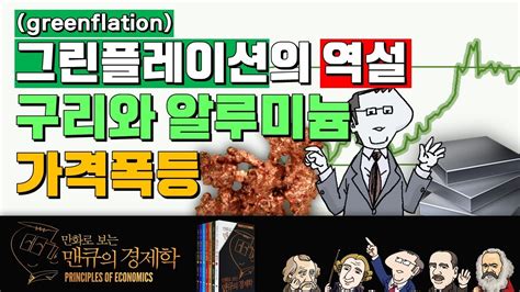 인플레이션 경제학 그린플레이션 Greenflation 만화로 보는 맨큐의 경제학 Youtube