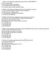 Understanding Atoms Properties And Characteristics Explained Course Hero