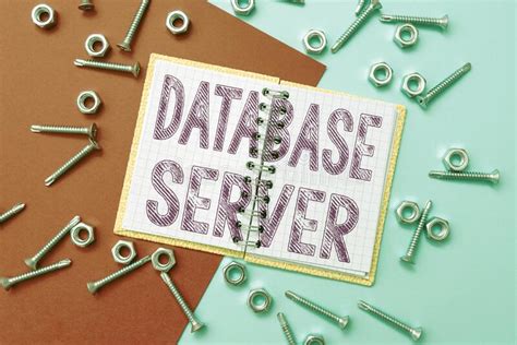 Inspiration Showing Sign Database Server Concept Meaning Uses A Database Application That