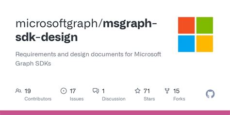 Github Microsoftgraphmsgraph Sdk Design Requirements And Design