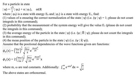 Solved For A Particle In State V Y O A Chegg Com