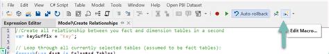 Macros View Tabular Editor Documentation