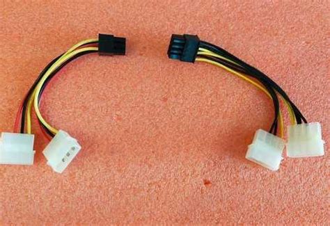 8 Pin 6pin Molex X2 питание для видеокарты Москва Комьютерные аксессуары и комплектующие