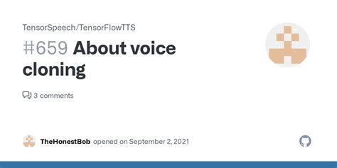 about voice cloning · issue 659 · tensorspeech tensorflowtts · github