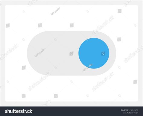 Active Toggle Button Ui Element Template Stock Vector Royalty Free Shutterstock