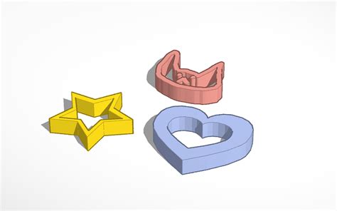 3d Design Cookie Cutters Tinkercad