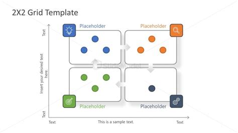 2x2 Matrix Powerpoint Diagram Free Slidemodel