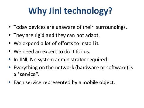 Jini Technology