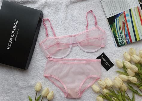 Schiere Dessous transparent BH und Höschen Mesh Dessous Etsy