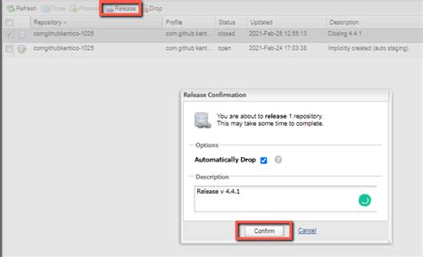 Release Process Kontent Aijava Packages Github Wiki