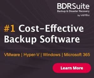 Tips And Tricks For BDRSuite Backup For VMware Sponsored Post