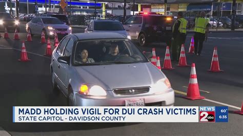 Madd Holding Vigil For Dui Crash Victims Wkrn News 2