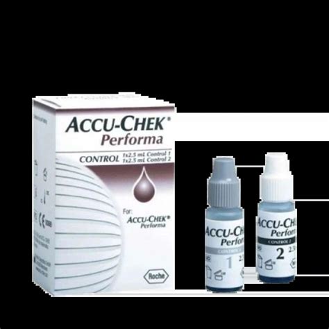 Accuchek Performa Glucose Control Solution 2 5ml Medisecur Medisecur