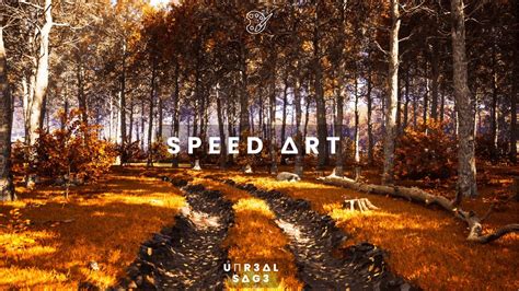 unreal engine 5 speed level design autumn fall forest path
