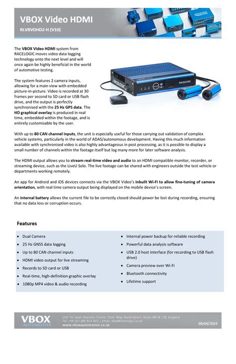 Vbox Video Hd2 At Best Price In Pune By Gaxce Sensor Opc Private Limited Id 2855213629012