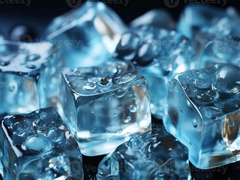Ai Generated Ice Cubes Pattern Texture Generative Ai 44518269 Stock