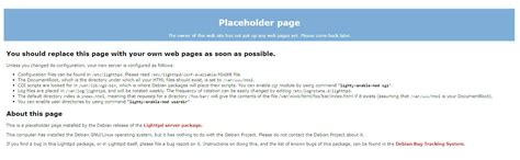 web adapter zeigt apache warnseite