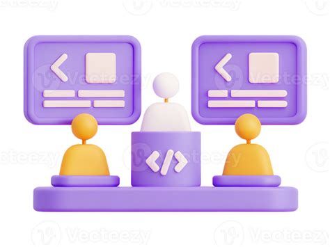 Abstract Representation Of Coding And Programming Collaboration