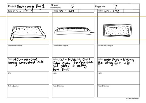 seventh page of my storyboard moving image dialogue storyboard page