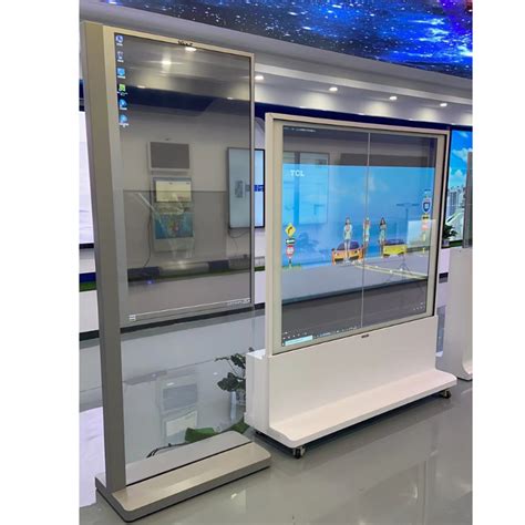 Transparent OLED Signage 55inch FHD Digital Touch Screen LG