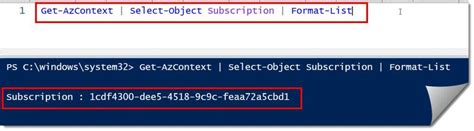 How To Get Subscription Id In Azure Powershell Azure Lessons