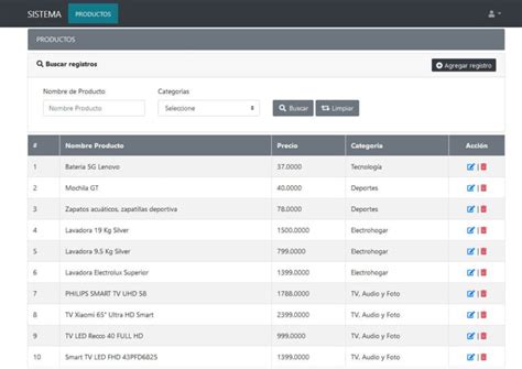 PHP CRUD con Bootstrap y paginación BaulPHP