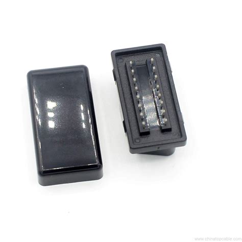 Super Thin Obd2 Port Dust Cover Mini Obd Ii Male Connector Device