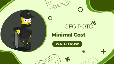 Minimal Cost Recursion Dynamic Programing Gfg Potd Dry Run And Explanation Youtube