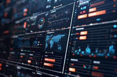 premium photo a cybersecurity dashboard displaying realtime ai a