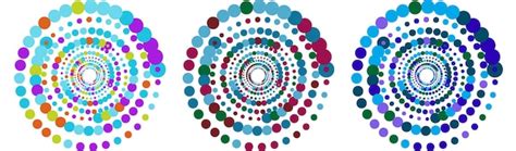 Premium Vector Circular Symmetrical Color Pattern Of Lines And Circles Vector Pattern For Fabric