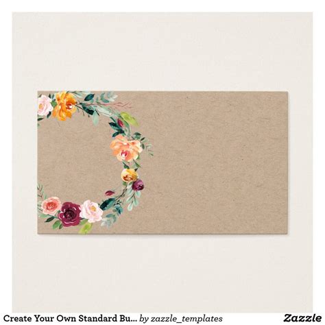 Create Your Own Profile Card Zazzle Printing Double Sided Prints Cards